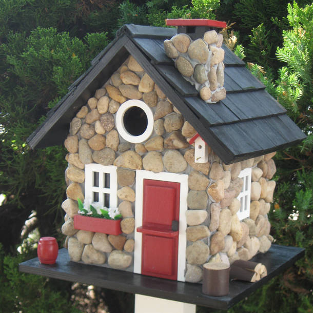 Home Bazaar Signature Series Danbury DoveCote 30 in x 19 in x 17 in Purple Martin House ...